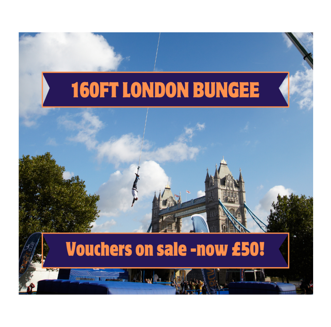 160ft London Bungee Jump - UK Bungee Club